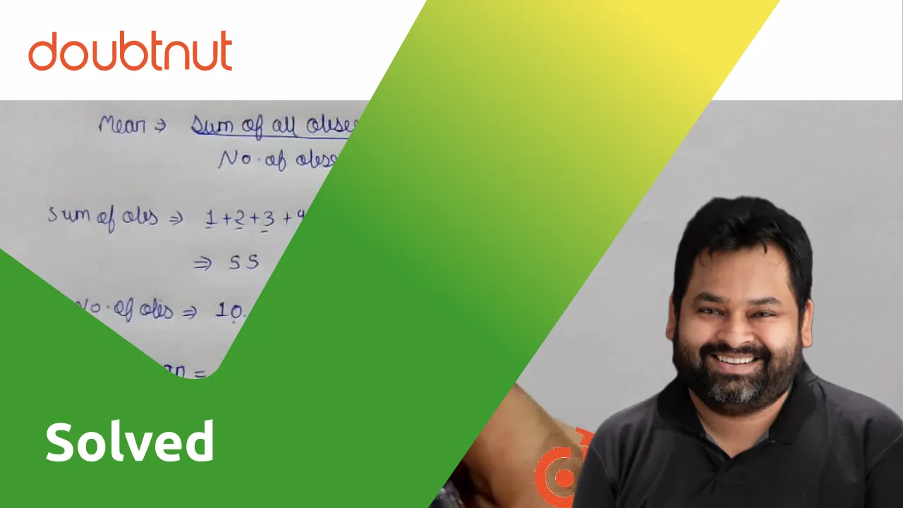 The Arithmetic Mean Of First 10 Natural Numbers Is the-arithmetic-mean-of-first-10-natural-numbers-is