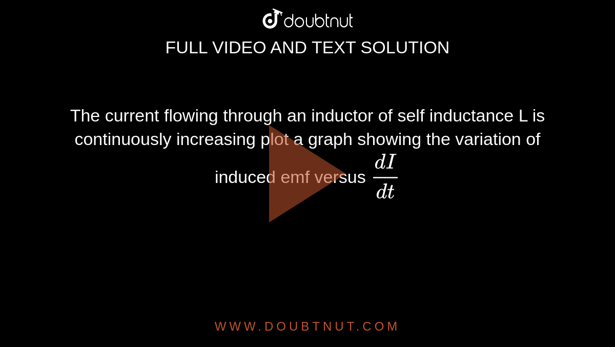 Draw the graph showing variation of the value of the induced emf as a ...