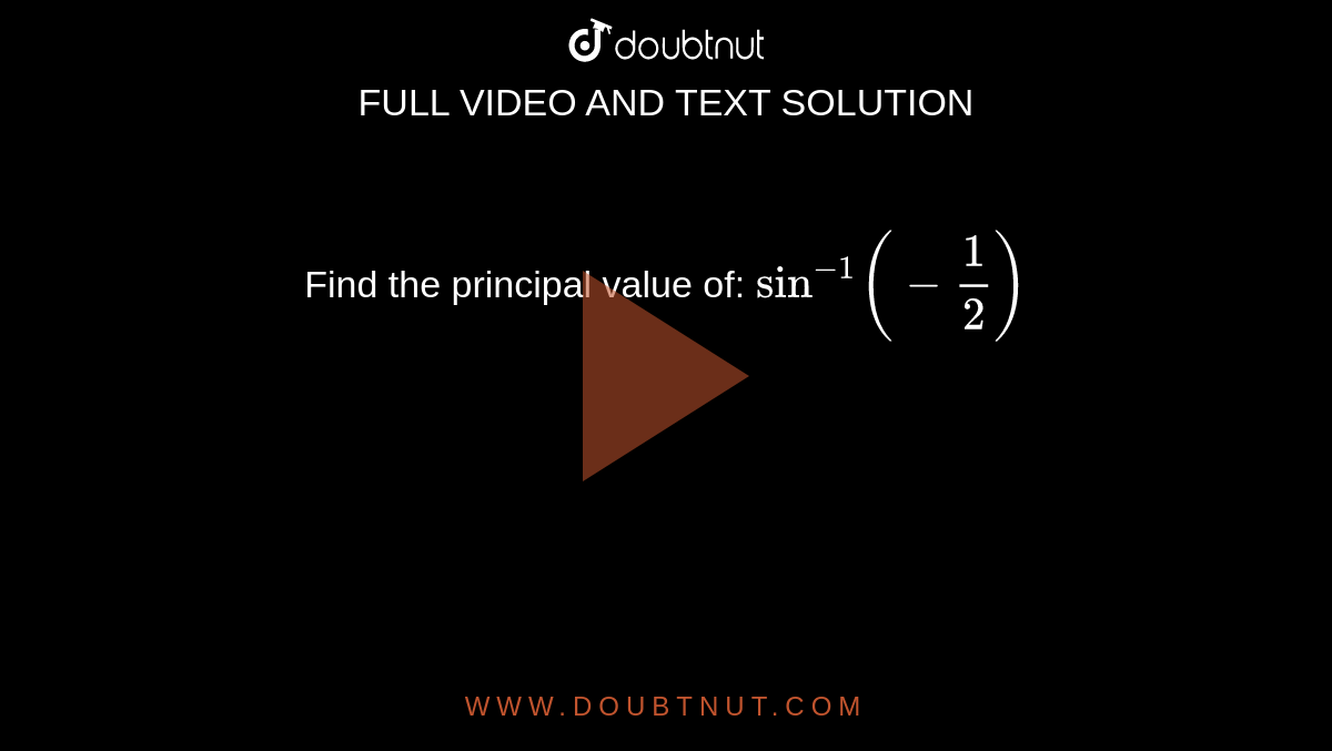 Find The Principal Value Of Sin 1 1 2 find-the-principal-value-of-sin-1-1-2